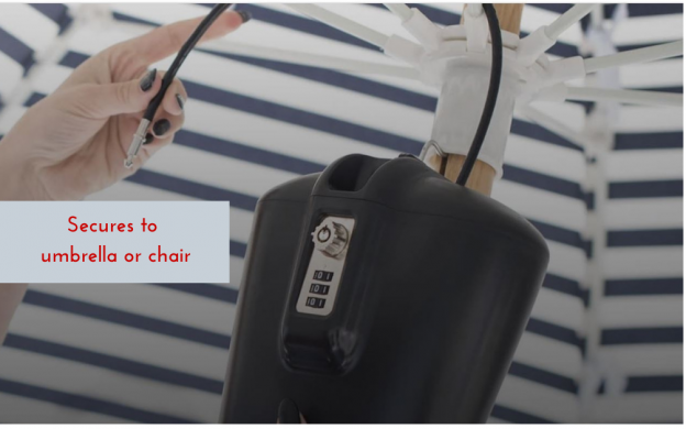 Protecting phones, cameras and valuables at the beach and pool